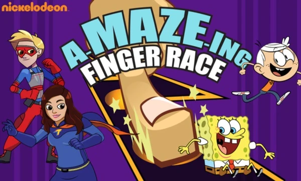 Nickelodeon: A-MAZE-ing Finger Race | NuMuKi