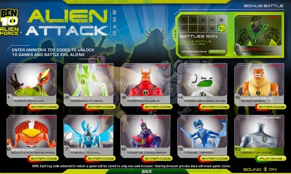 Ben 10 Alien Force: Alien Attack | NuMuKi
