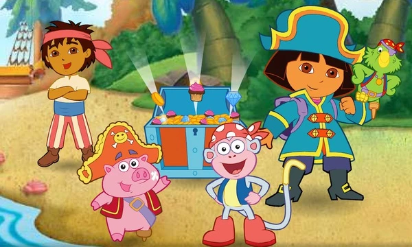 Dora the Explorer: Dora's Pirate Boat Treasure Hunt | NuMuKi