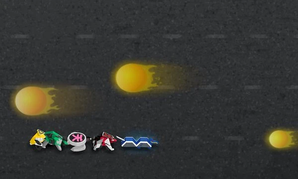 Power Rangers Samurai: Fireball Run | NuMuKi