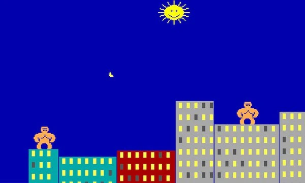 QBasic Gorillas | Play Online | NuMuKi