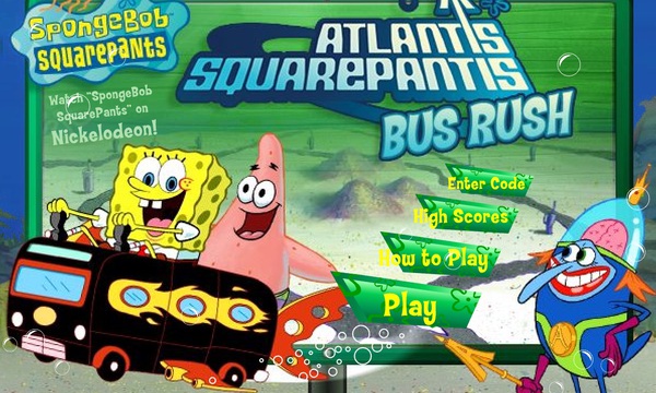 SpongeBob SquarePants: Atlantis SquarePantis Bus Rush | NuMuKi