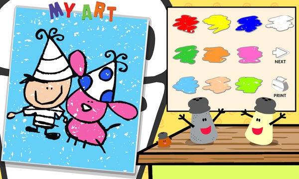 Blue's Clues: Color with Blue | NuMuKi