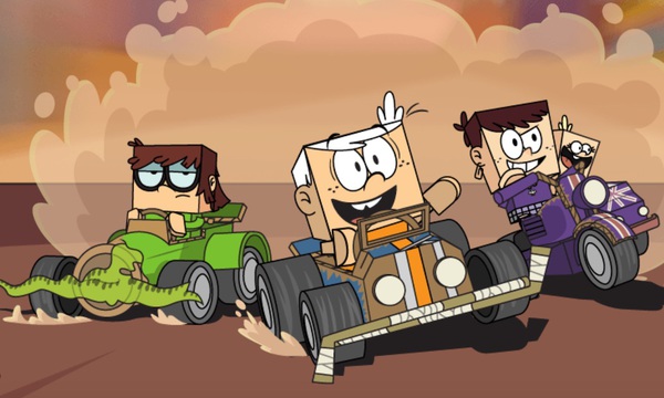 The Loud House: Extreme Cardboard Racing | NuMuKi