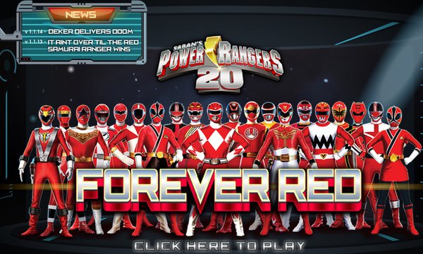 All Red Power Rangers Together