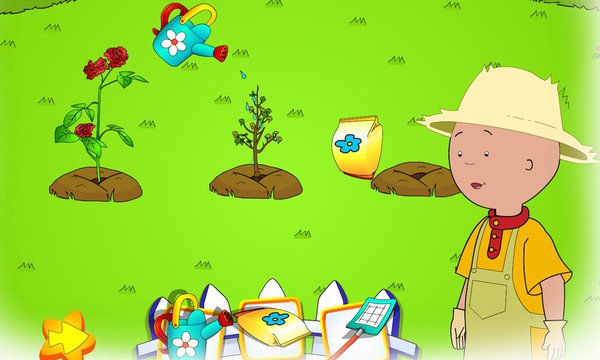 Gardening with Caillou | NuMuKi