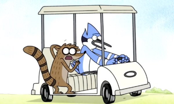 Regular Show: Golf Cart Parking Challenge | NuMuKi