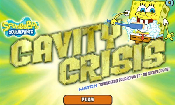 Spongebob Brushing His Teeth