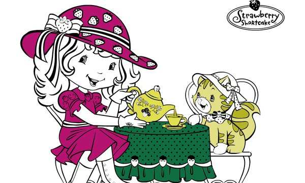 Strawberry Shortcake: Coloring Book | NuMuKi